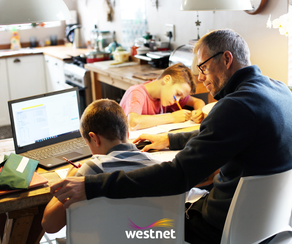 Working from home and homeschooling - Westnet Broadband - Provider of ...